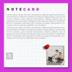 10+ 5×7 Note Card example psd design | Template Business PSD, Excel ...