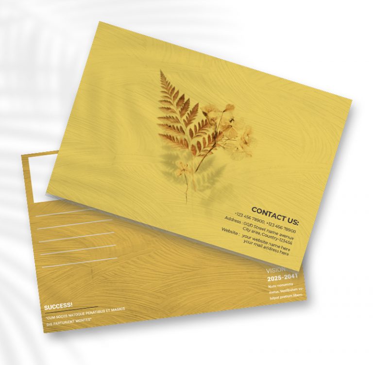 5+ 5×7 Postcard free psd template | Template Business PSD, Excel, Word, PDF