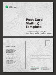 5+ 4×6 Postcard Mailing template free psd | Template Business PSD ...