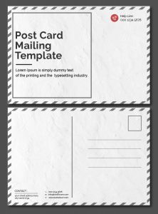 5+ 4×6 Postcard Mailing template free psd | Template Business PSD ...