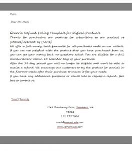 10+ Refund policy template | Template Business PSD, Excel, Word, PDF