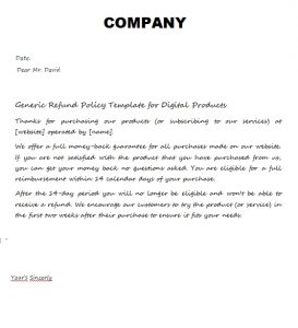 10+ Refund policy template | Template Business PSD, Excel, Word, PDF