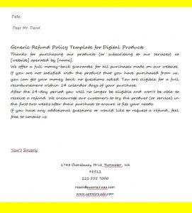 10+ Refund policy template | Template Business PSD, Excel, Word, PDF