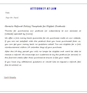 10+ Refund policy template | Template Business PSD, Excel, Word, PDF