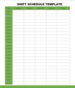 10+ 24 7 shift schedule template | Template Business PSD, Excel, Word, PDF