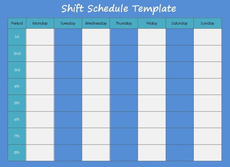 10+ 12 hour shift schedule template excel | Template Business PSD ...