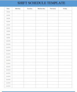 10+ 24 7 shift schedule template | Template Business PSD, Excel, Word, PDF
