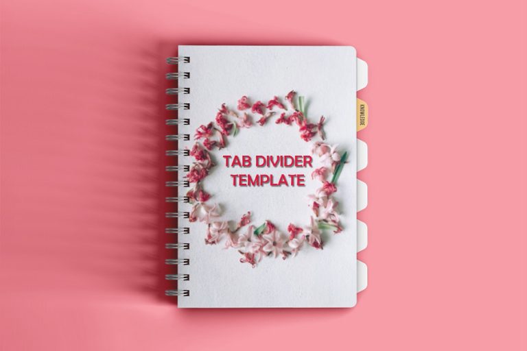 10+ 5-Tab Divider psd template free | Template Business PSD, Excel ...