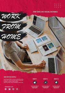 10+ Work from Home Flyers psd template free | Template Business PSD ...