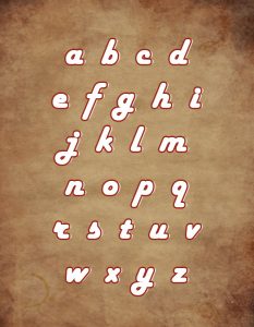 10+ Alphabet Letters psd template free | Template Business PSD, Excel ...