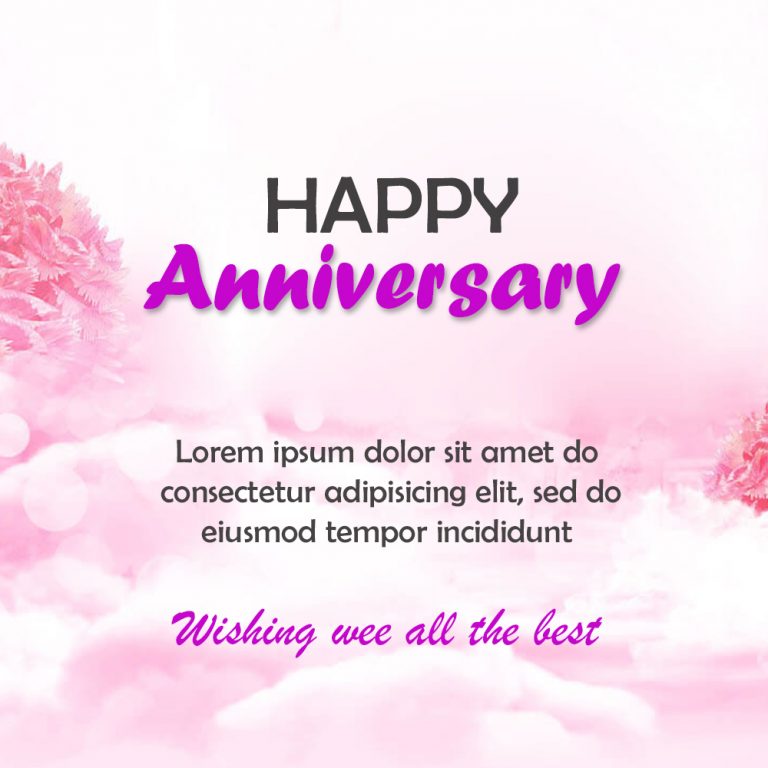 10+ Anniversary Card psd template free | Template Business PSD, Excel ...
