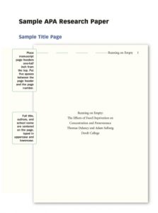 5+ APA Paper Template Sample | Template Business PSD, Excel, Word, PDF