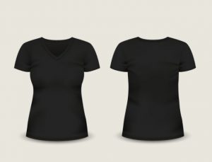 4+ Black T-Shirt Template | Template Business PSD, Excel, Word, PDF