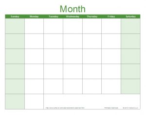 3+ Editable Calendar Template | Template Business PSD, Excel, Word, PDF