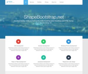 3+ free bootstrap templates sample | Template Business PSD, Excel, Word ...