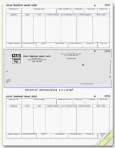 4+ Check Stub Template | Template Business PSD, Excel, Word, PDF