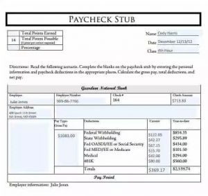 4+ Check Stub Template | Template Business PSD, Excel, Word, PDF