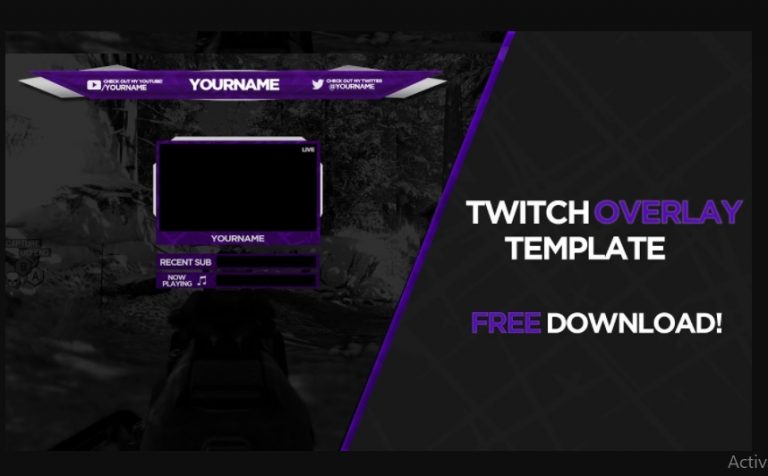6+ free twitch overlay template | Template Business PSD, Excel, Word, PDF