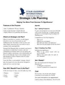 4+ Life Plan Template | Template Business PSD, Excel, Word, PDF