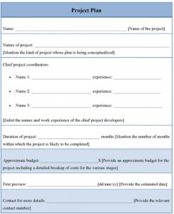4+ Project Plan Templates | Template Business PSD, Excel, Word, PDF