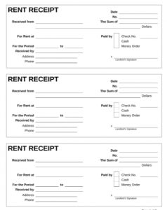 5+ Rent Receipt Templates | Template Business PSD, Excel, Word, PDF