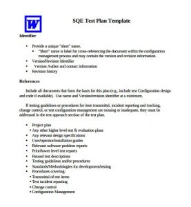 4+ Test Plan Template Sample | Template Business PSD, Excel, Word, PDF