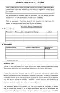 4+ Test Plan Template Sample | Template Business PSD, Excel, Word, PDF