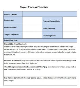 5+ Project Proposal Template | Template Business PSD, Excel, Word, PDF