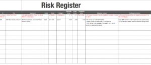 5+ Risk Register Template Sample | Template Business PSD, Excel, Word, PDF