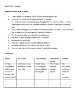5+ Action Plan Sample Template | Template Business PSD, Excel, Word, PDF
