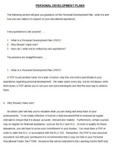 6+ Development Plan Template Sample | Template Business PSD, Excel ...