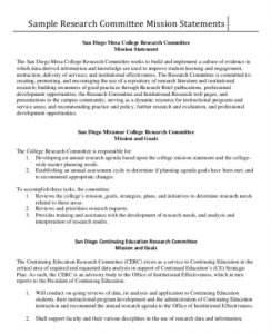 5+ Mission Statement Template | Template Business PSD, Excel, Word, PDF