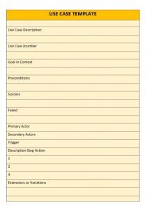 5+ Use Case Template Sample | Template Business PSD, Excel, Word, PDF
