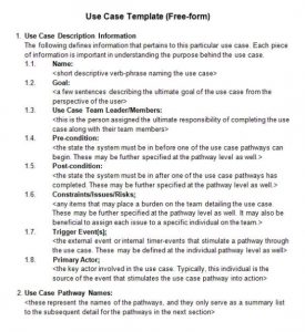 5+ Use Case Template Sample | Template Business PSD, Excel, Word, PDF