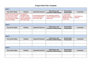 6+ Sample Work Plan Template | Template Business PSD, Excel, Word, PDF