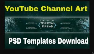 5+ Youtube Channel Art Template | Template Business PSD, Excel, Word, PDF