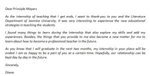 End of Internship with A Positive Note | Template Business PSD, Excel ...