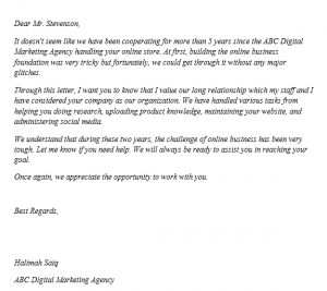 A Simple Guide To Write Client Appreciation Letter | Template Business ...