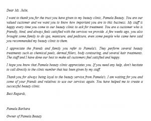 How To Start A Customer Thank You Letter Professionally? | Template ...