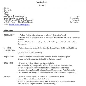 9+ Academic Curriculum Vitae Templates | Template Business PSD, Excel ...