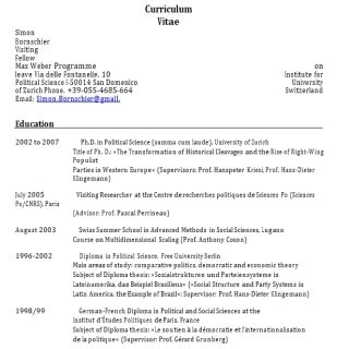 9+ Academic Curriculum Vitae Templates | Template Business PSD, Excel ...