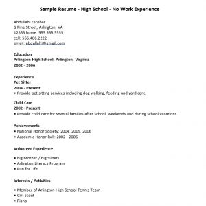 10+ Teenage Resume Template | Template Business PSD, Excel, Word, PDF