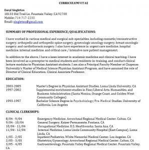 7+ Doctor Curriculum Vitae Template | Template Business PSD, Excel ...