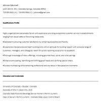 10+ Server Resume | Template Business PSD, Excel, Word, PDF
