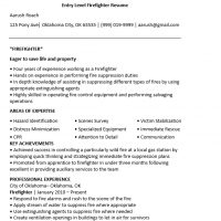 6+ Firefighter Resume | Template Business PSD, Excel, Word, PDF