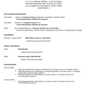 10+ Sample Internship Curriculum Vitae | Template Business PSD, Excel ...