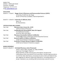 7+ Pharmacist Curriculum Vitae Template | Template Business PSD, Excel ...