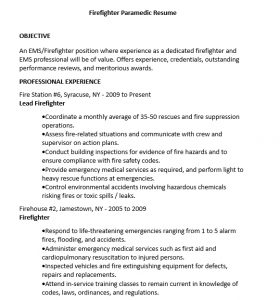 6+ Firefighter Resume | Template Business PSD, Excel, Word, PDF
