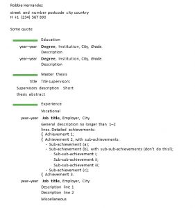 10+ Latex Resume Template | Template Business PSD, Excel, Word, PDF
