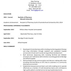 7+ Pharmacist Curriculum Vitae Template | Template Business PSD, Excel ...